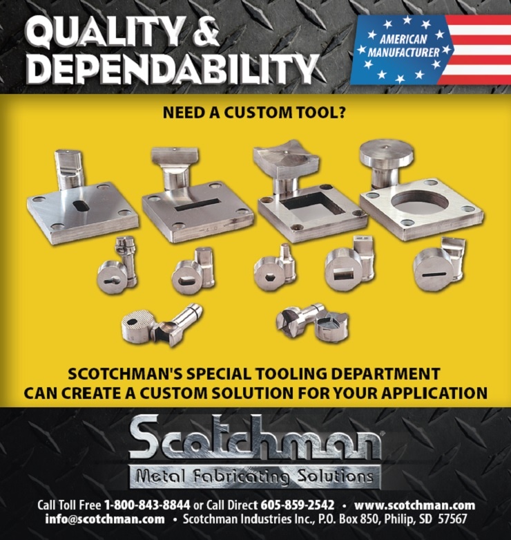 Custom Tooling Solutions for Metal Fabrication and working | Scotchman